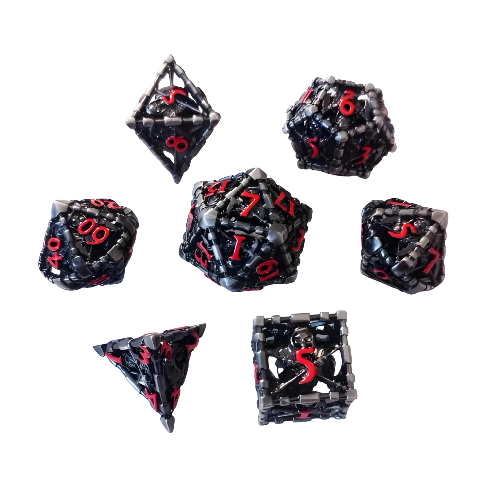 Sada kovových kostek Hollow - Smrtka | imago